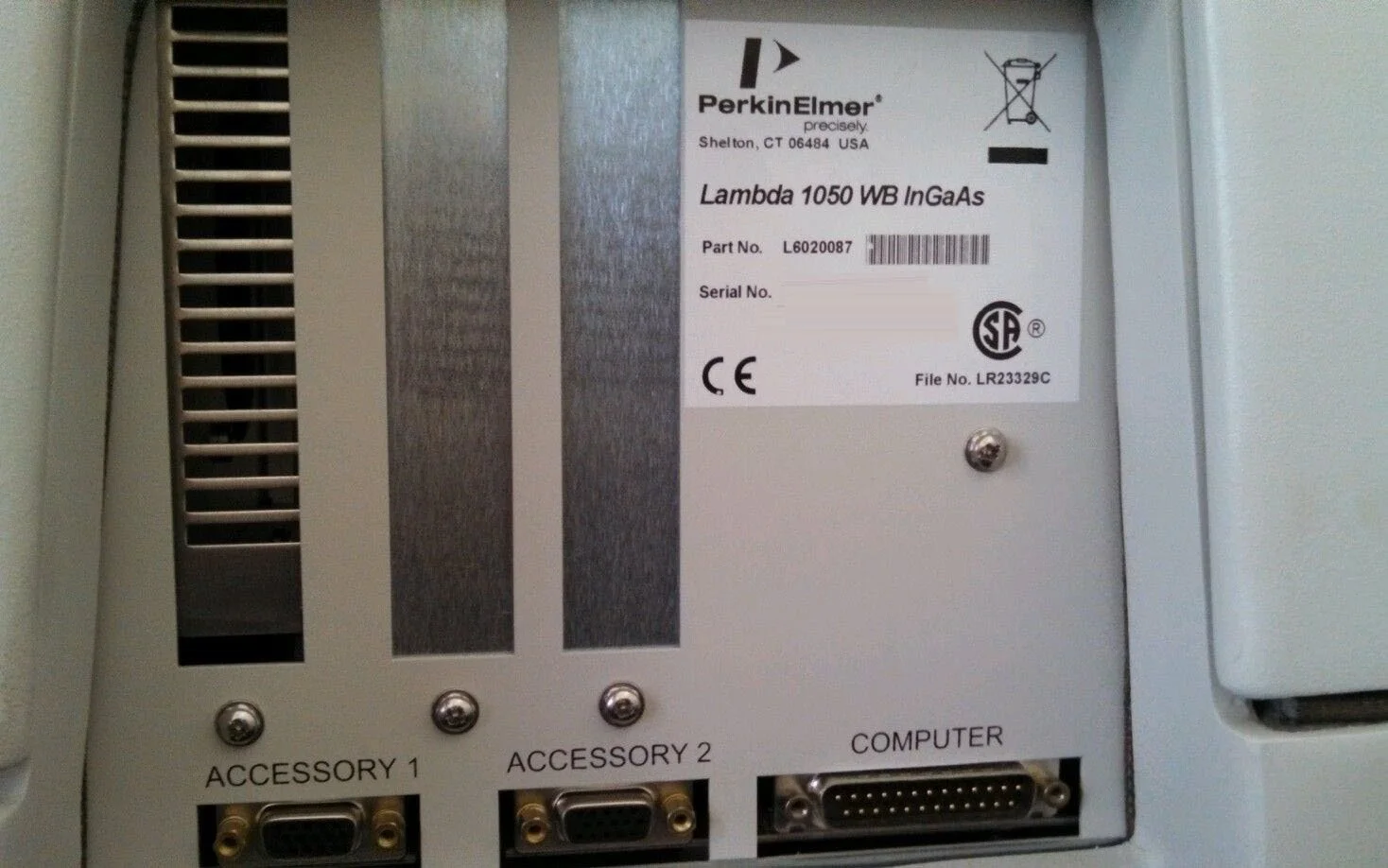 PERKIN ELMER Lambda 1050 분광광도계 판매 가격 #293644521에 사용됨 > CAE에서 구매