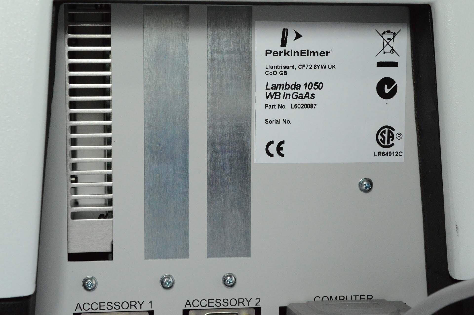 PERKIN ELMER Lambda 1050 Spectrophotometer used for sale price #9366383, 2012 > buy from CAE