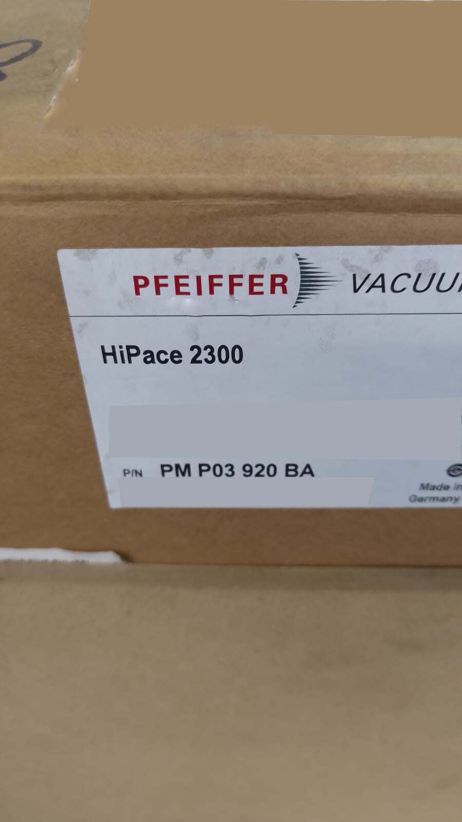 PFEIFFER HiPace 2300 パンプ はセール価格 #293808522 で使用されています > CAE から購入