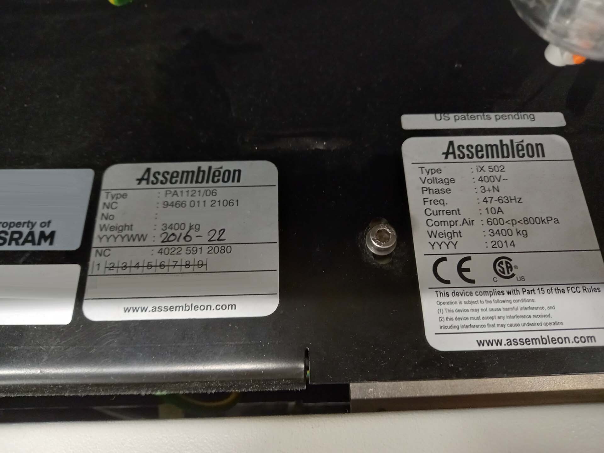 PHILIPS / ASSEMBLEON IX 502 used for sale price #293757123, 2016 > buy ...