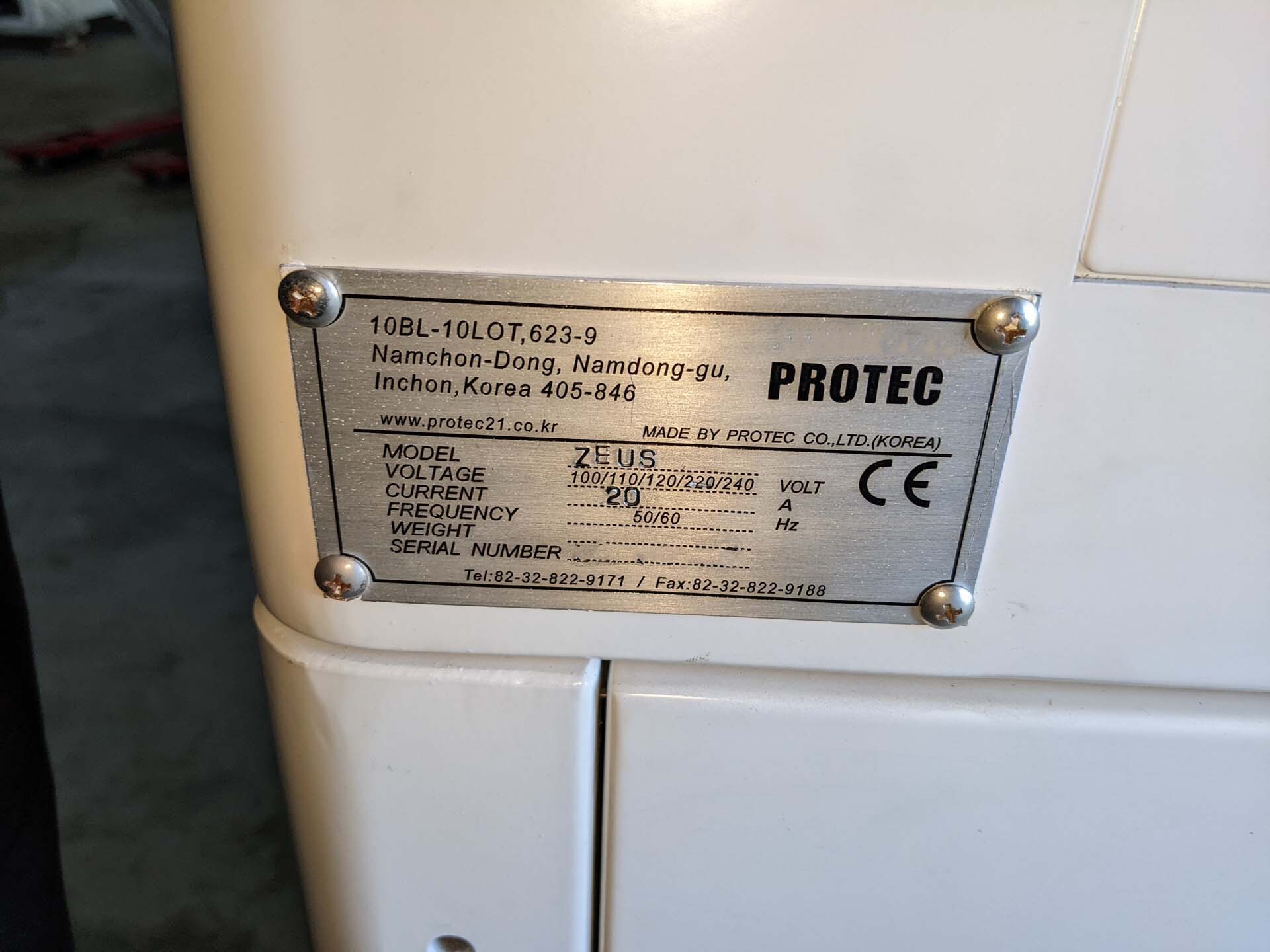 PROTEC ZEUS 익숙한 판매용 가격 #293594622, 2014 > 사다 from CAE