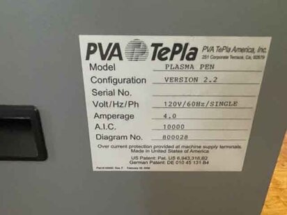 PVA TEPLA / TECHNICS PlasmaPen Etcher / Asher used for sale price ...