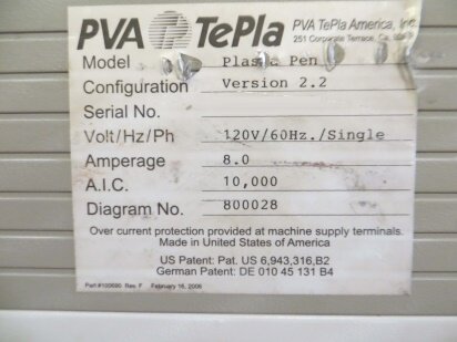 PVA TEPLA / TECHNICS PlasmaPen 已使用的 待售 價格 #9058312, > 買 從 CAE