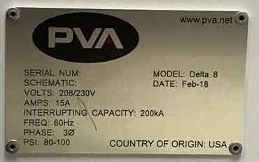 PVA Delta 8 Photoresist used for sale price #293623207, 2018 > buy from CAE