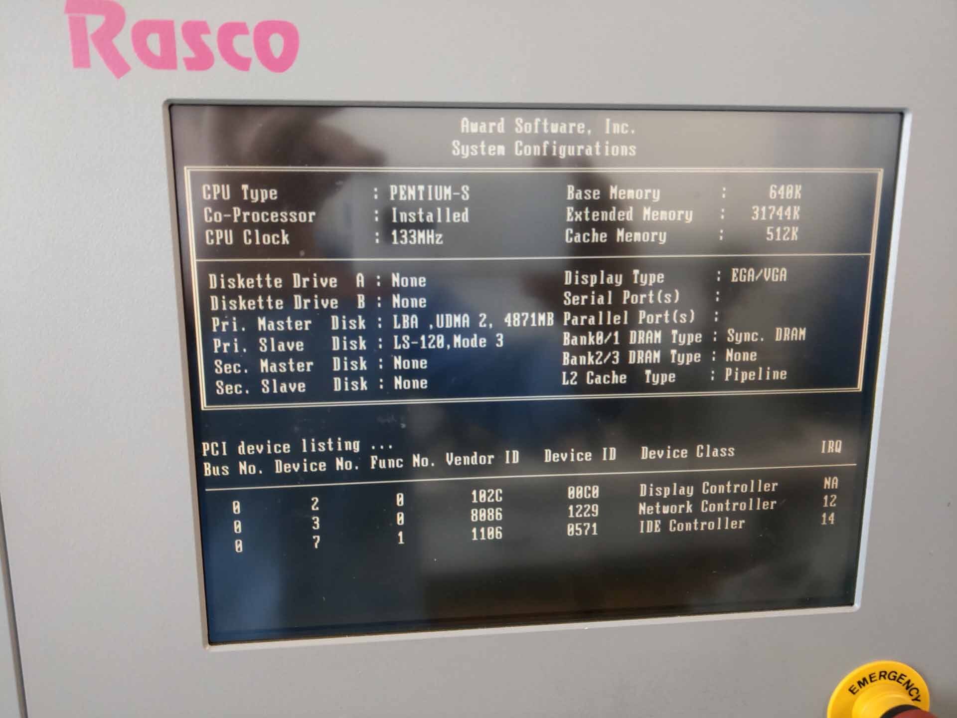 RASCO SO 1000A Handler 익숙한 판매용 가격 #293618669, 2000 > 사다 from CAE