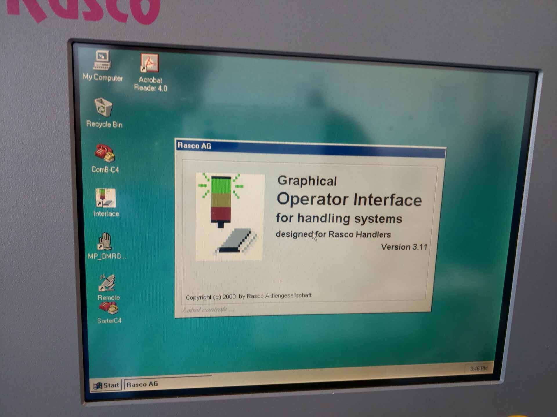 RASCO SO 1000A Handler 익숙한 판매용 가격 #293618669, 2000 > 사다 from CAE