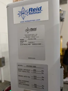 REID ASHMAN PS 1030 최종 테스트 장비 판매 가격 #293749303에 사용됨 > CAE에서 구매