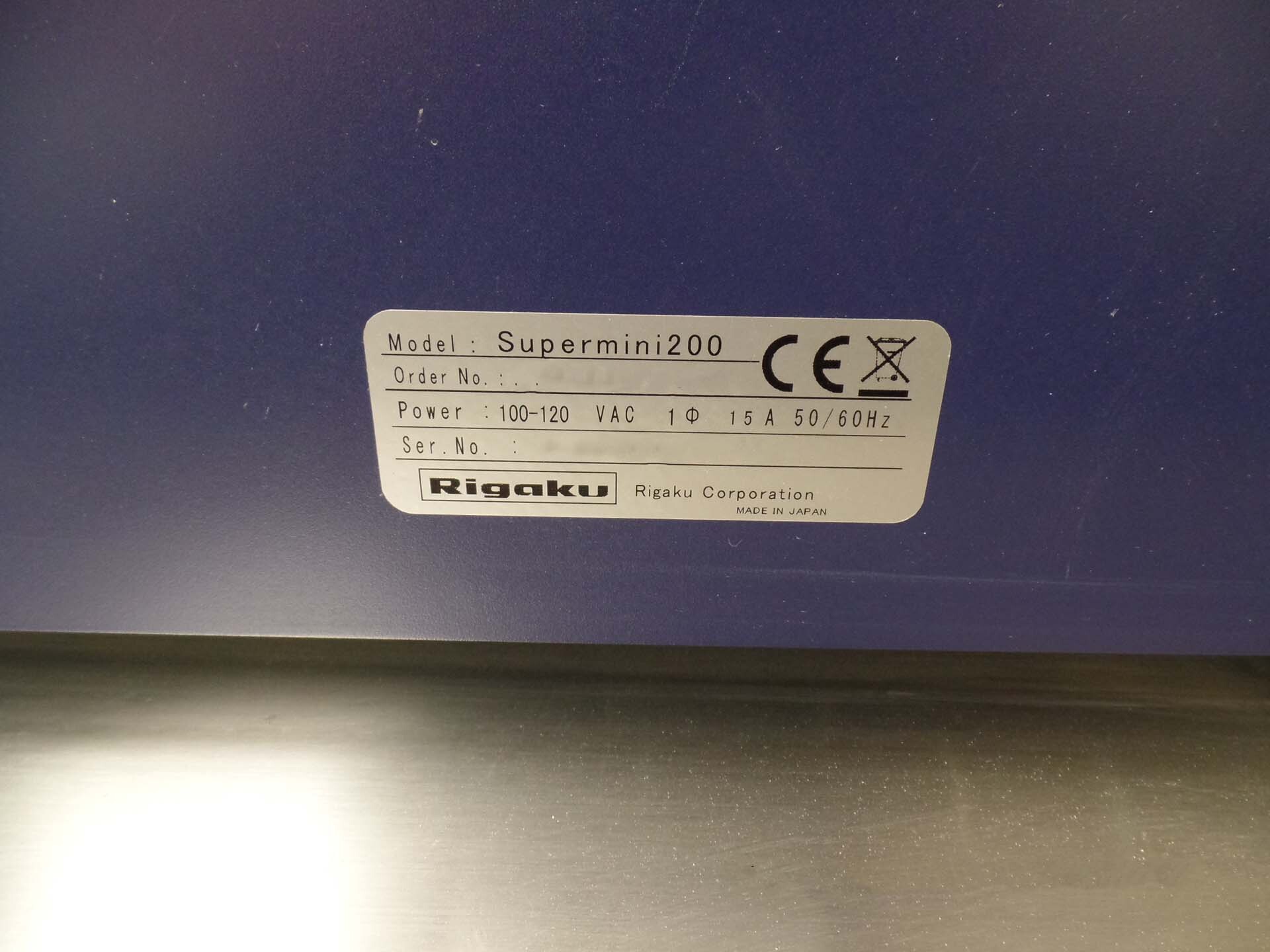 RIGAKU Supermini 200 엑스레이 장비 판매 가격 #293800650, 2018에 사용됨 > CAE에서 구매