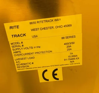 RITE TRACK SVG 88 Photoresist used for sale price #293592399 > buy from CAE