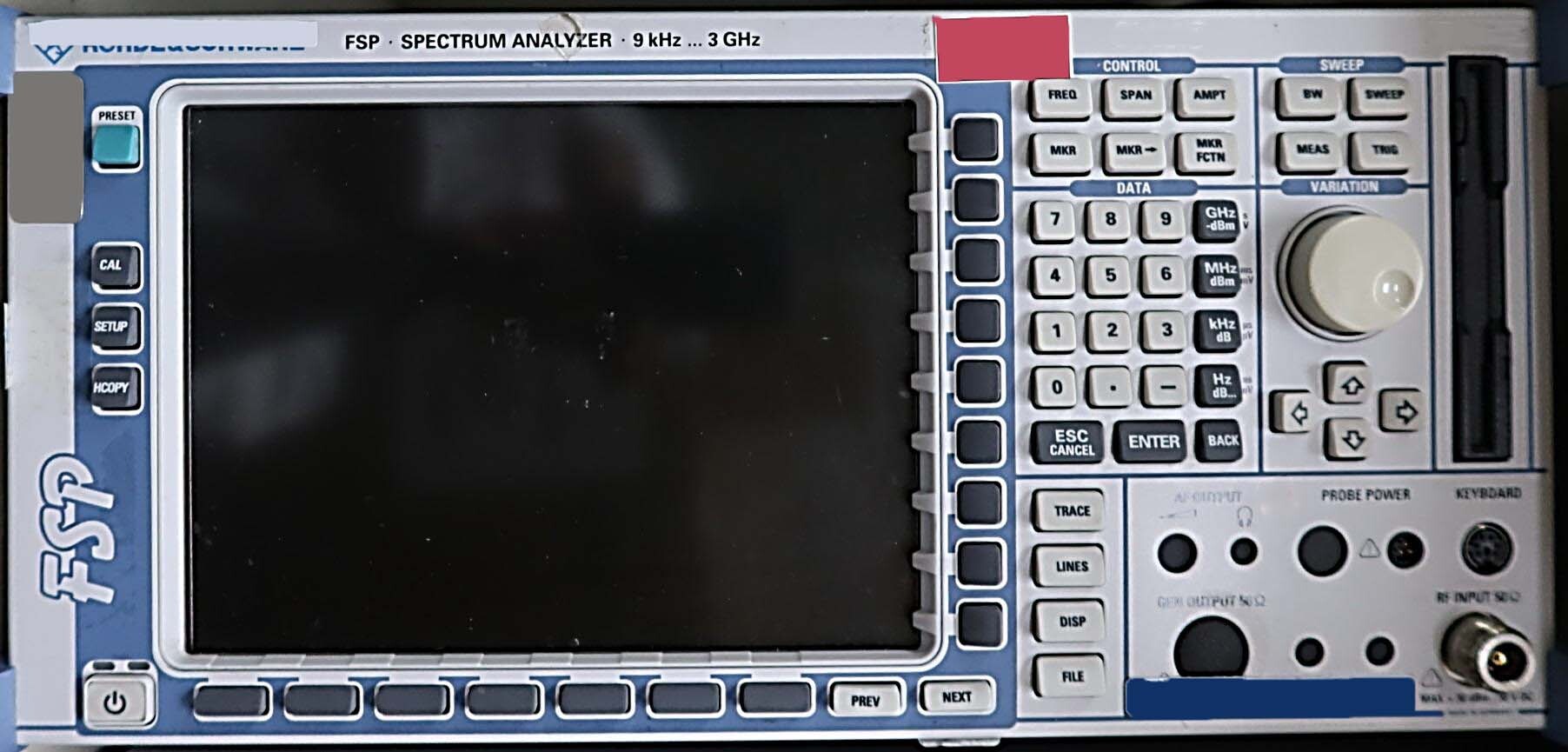 ROHDE & SCHWARZ FSP3 전자 테스트 장비 판매 가격 #293763156에 사용됨 > CAE에서 구매