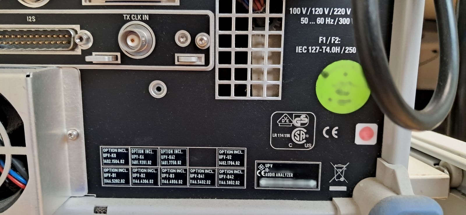 ROHDE & SCHWARZ UPV 전자 테스트 장비 판매 가격 #293817425에 사용됨 > CAE에서 구매