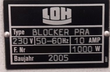 SATISLOH Blocker PRA Wafer Processing Equipment used for sale price ...