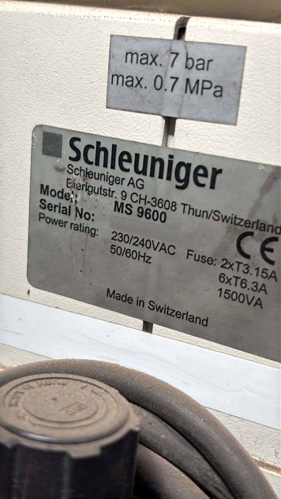 SCHLEUNIGER Megastrip 9600 Machine Tool used for sale price #293806436 ...