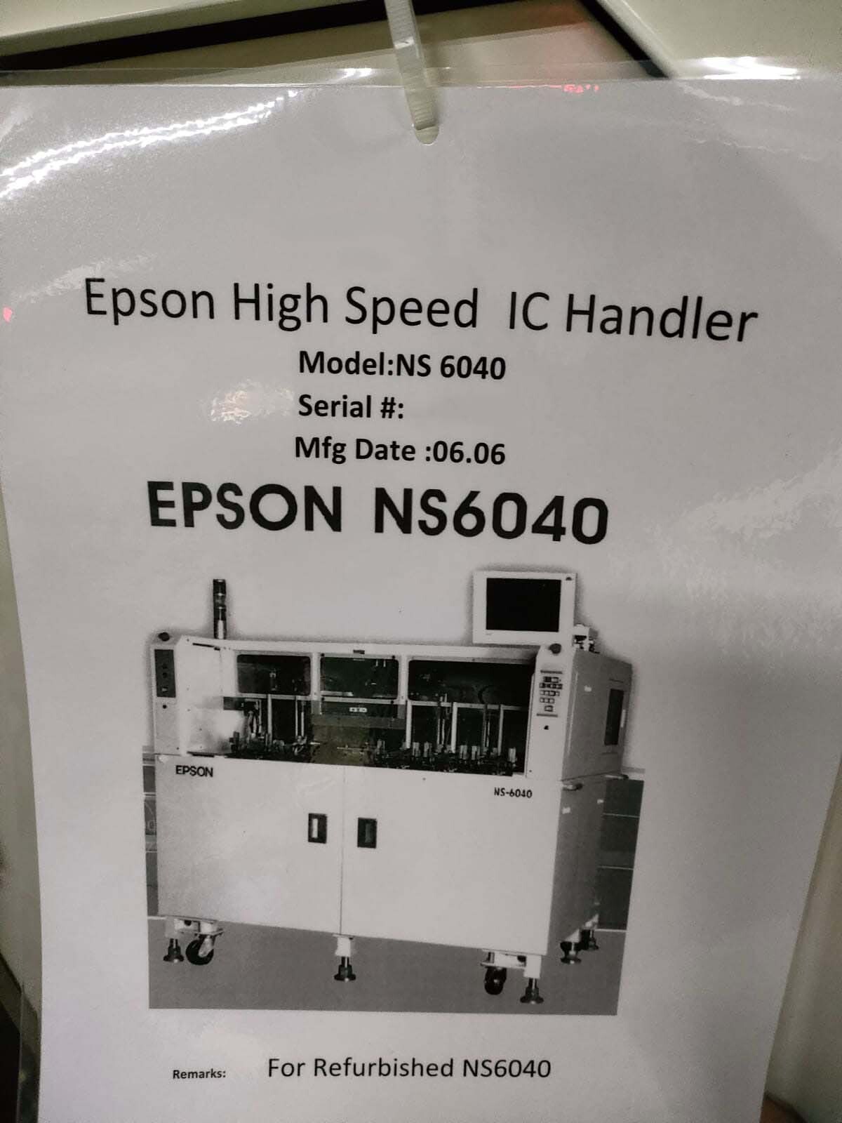 SEIKO / EPSON NS 6040 Handler used for sale price #9357253 > buy from CAE