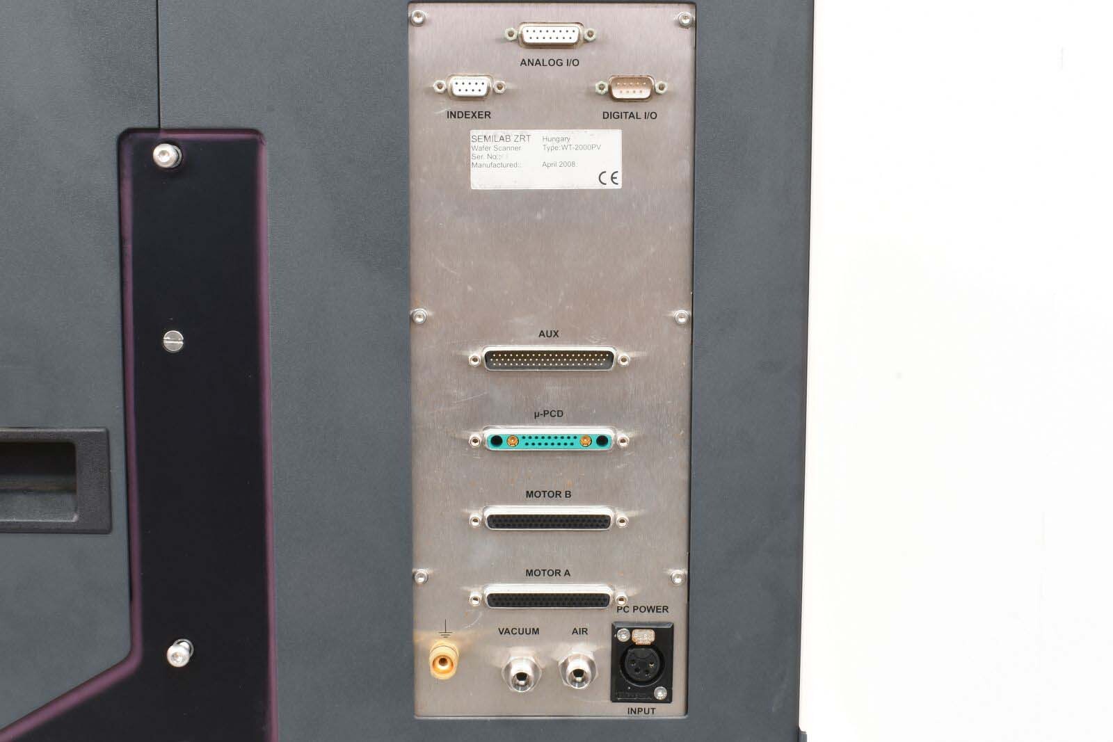 SEMILAB WT-2000PV Mask & Wafer Inspector used for sale price #293770860, 2008 > buy from CAE