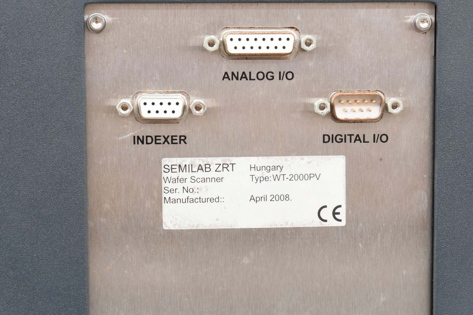 SEMILAB WT-2000PV Mask & Wafer Inspector used for sale price #293770860 ...