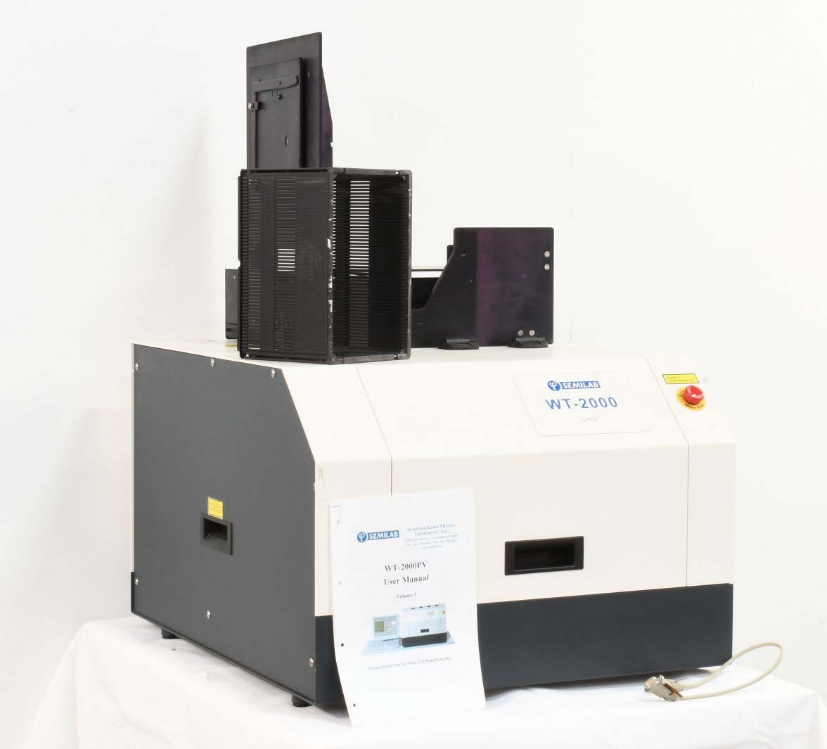 SEMILAB WT-2000PV Mask & Wafer Inspector used for sale price #293770860 ...