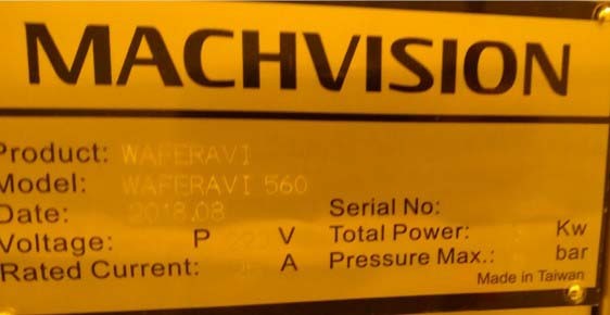 MACHVISION WAFER AVI 560 익숙한 판매용 가격 #293637331, 2018 > 사다 from CAE