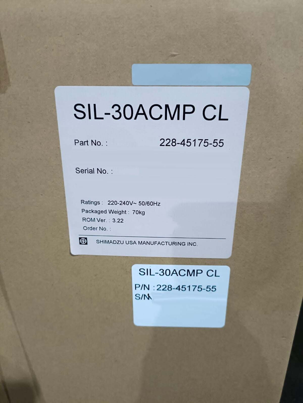 SHIMADZU SIL-30ACMP CL Spectrometer used for sale price #293759866 ...