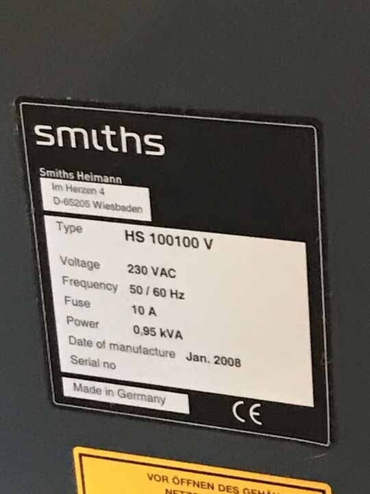 SMITHS HEIMANN HI-SCAN 100100V used for sale price #9314943, 2008 > buy ...