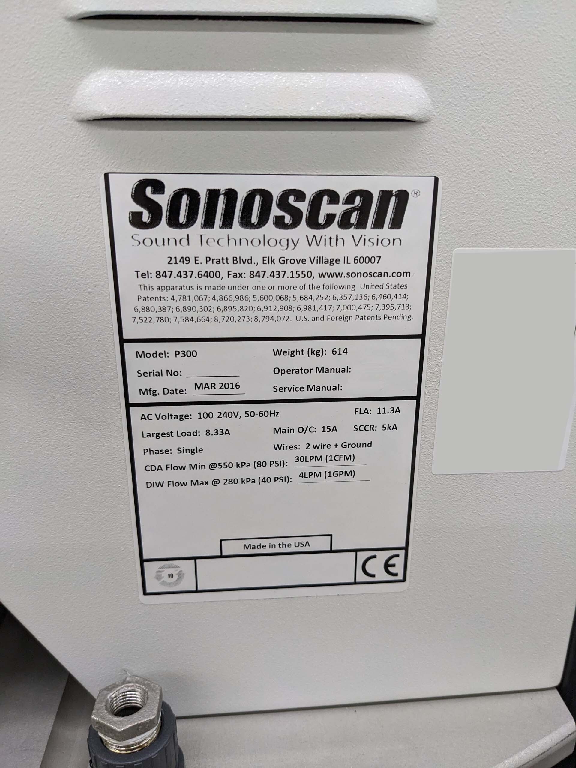 SONOSCAN / NORDSON Fastline P300 Microscope used for sale price ...
