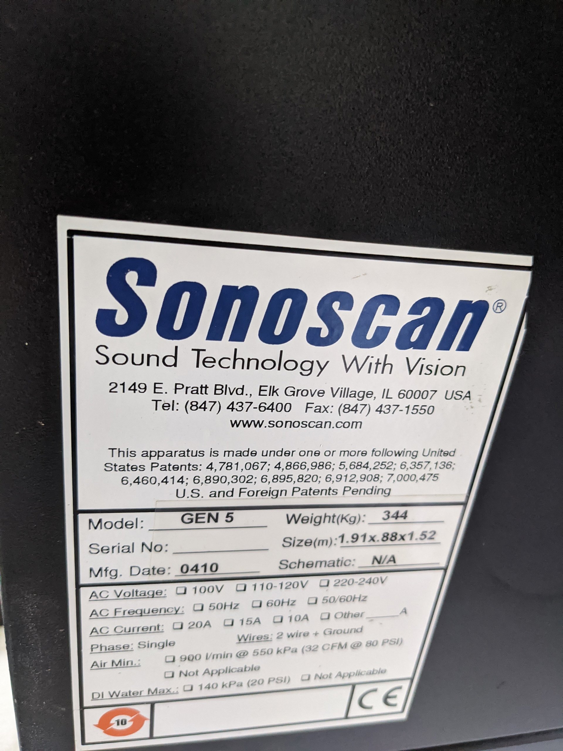 SONOSCAN Gen5 Microscope Used for sale price #293663099, 2010 > buy ...