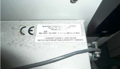 SPEEDLINE / ACCEL MicroLine PCB 납땜 기계 판매 가격 #9012057, 2000에 사용됨 > CAE에서 구매