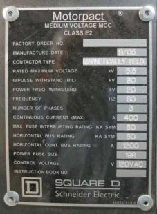 SQUARE D Motorpact Power Supply used for sale price #9218013, 2005 ...