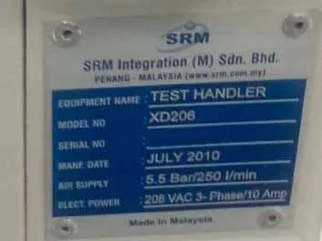 SRM XD 206 Handler used for sale price #9252240 > buy from CAE