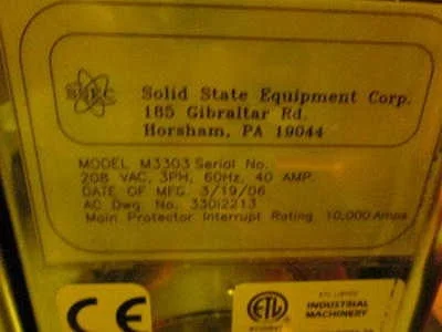 SSEC M3303 Scrubber used for sale price #9031262, 2006 > buy from CAE
