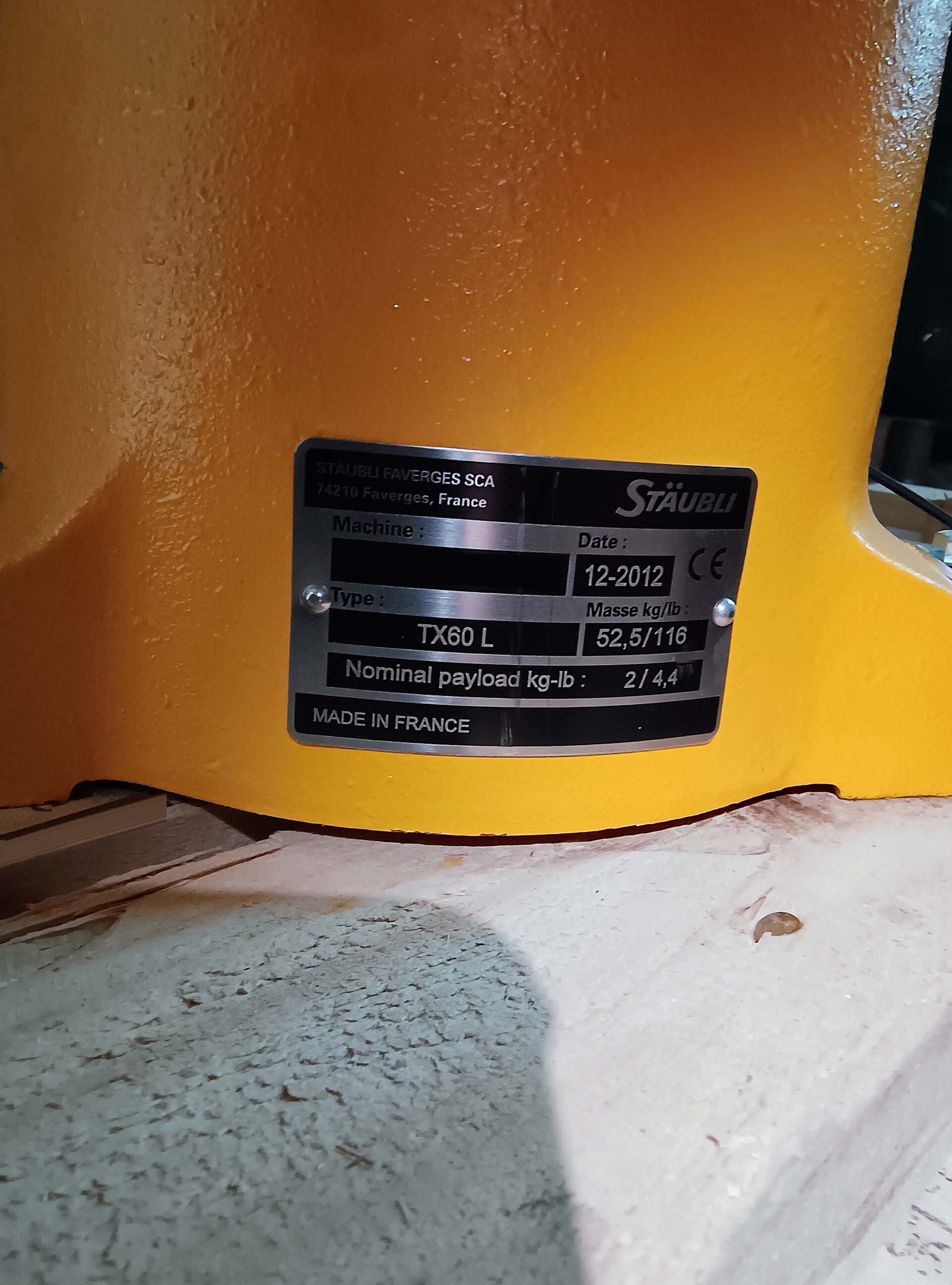 STAUBLI TX60 L Wafer Handler used for sale price #293768326, 2012 > buy ...