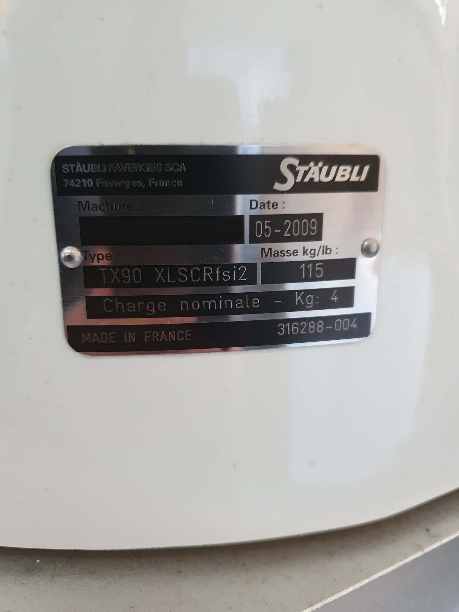 STAUBLI TX90 XLSCRfsi2 Wafer Handler used for sale price #9294303, 2009 ...