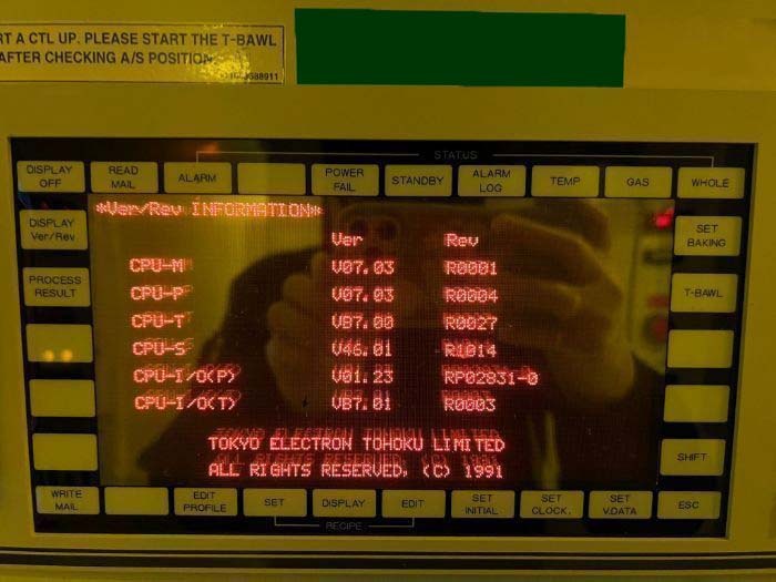 TEL / TOKYO ELECTRON Alpha 8S-Z 擴散爐 用於銷售價格 #293774630, 1998 > 從 CAE 購買