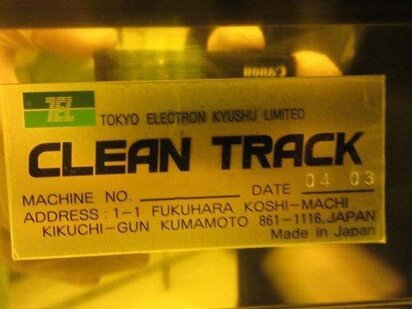 TEL / TOKYO ELECTRON Clean Track ACT 8 光阻劑 用於銷售價格 #9378265, 2003 > 從 CAE 購買