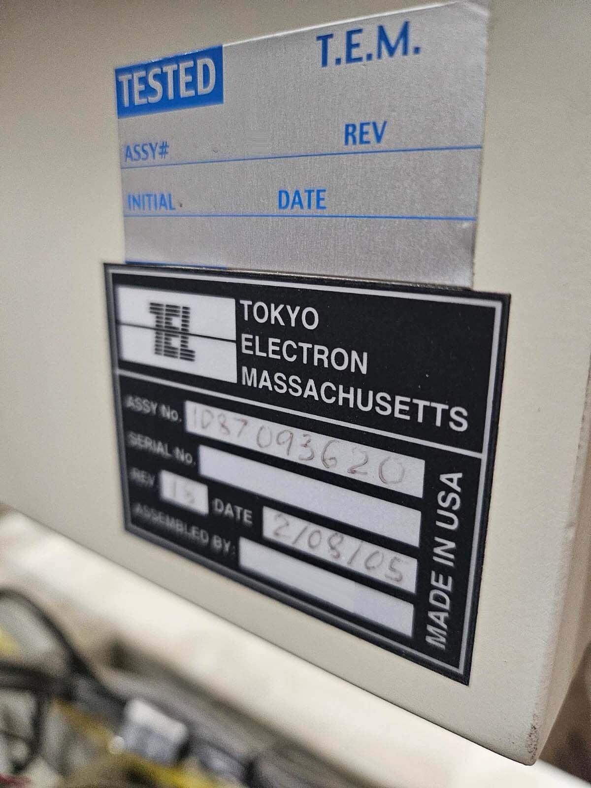 TEL / TOKYO ELECTRON Chamber for Unity II DRM 에처/애셔 판매 가격 #293770403에 ...