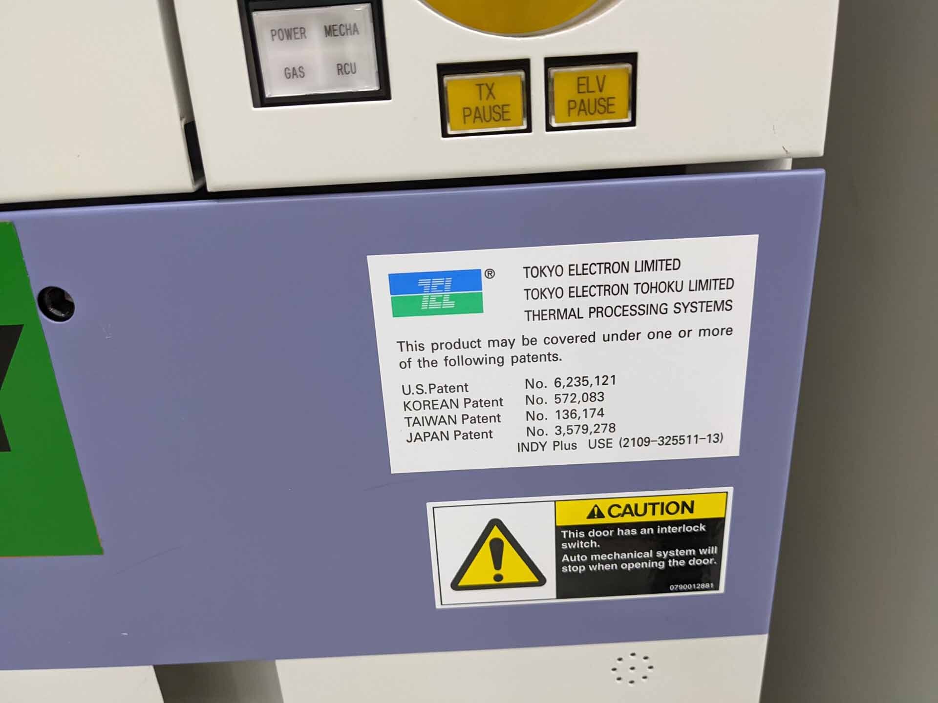 TEL / TOKYO ELECTRON INDY PLUS B M Used for sale price #293643275, 2012 ...