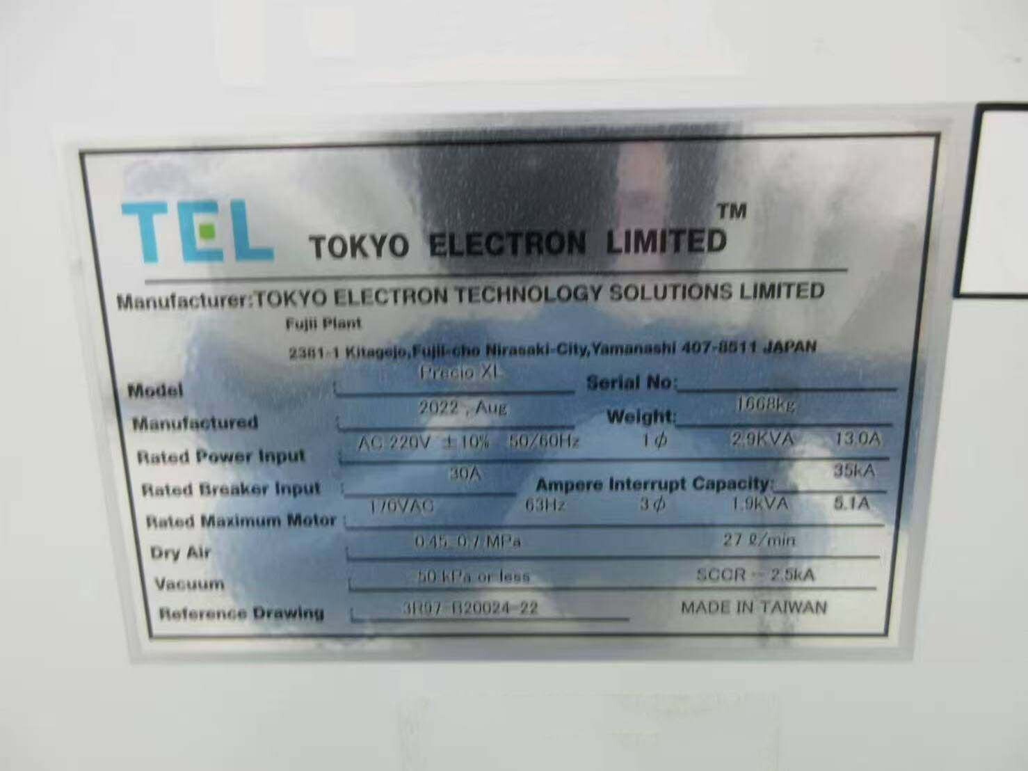 TEL / TOKYO ELECTRON Precio XL 探针台 用于销售价格 #293774173, 2022 > 从 CAE 购买