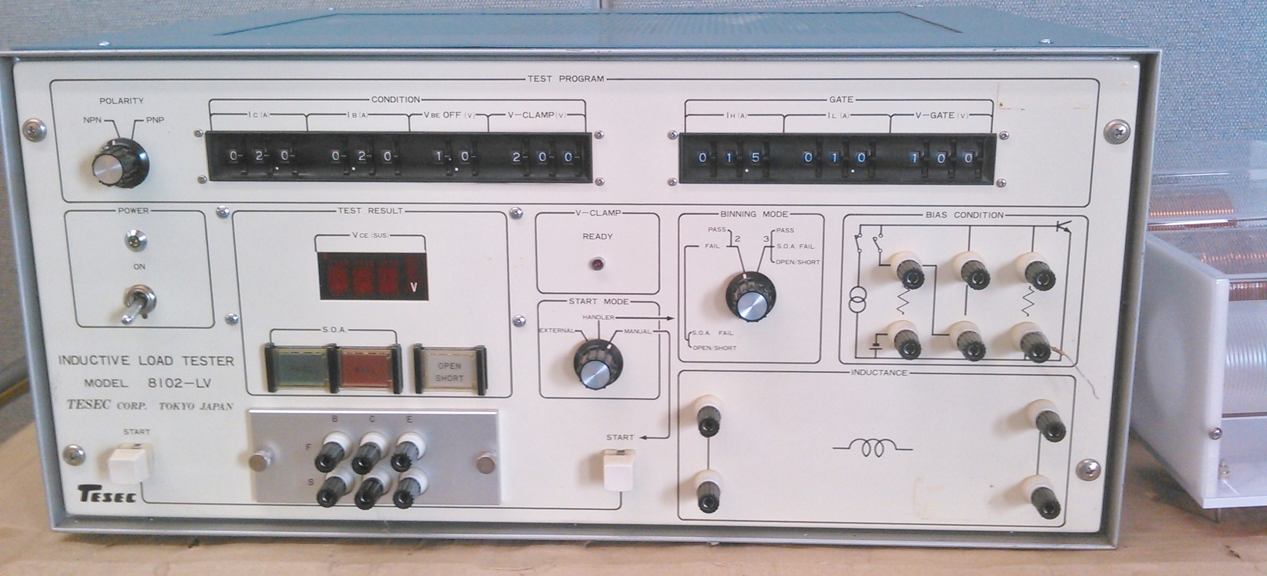 TESEC 8102-LV Final Testing Equipment used for sale price #9065340 ...