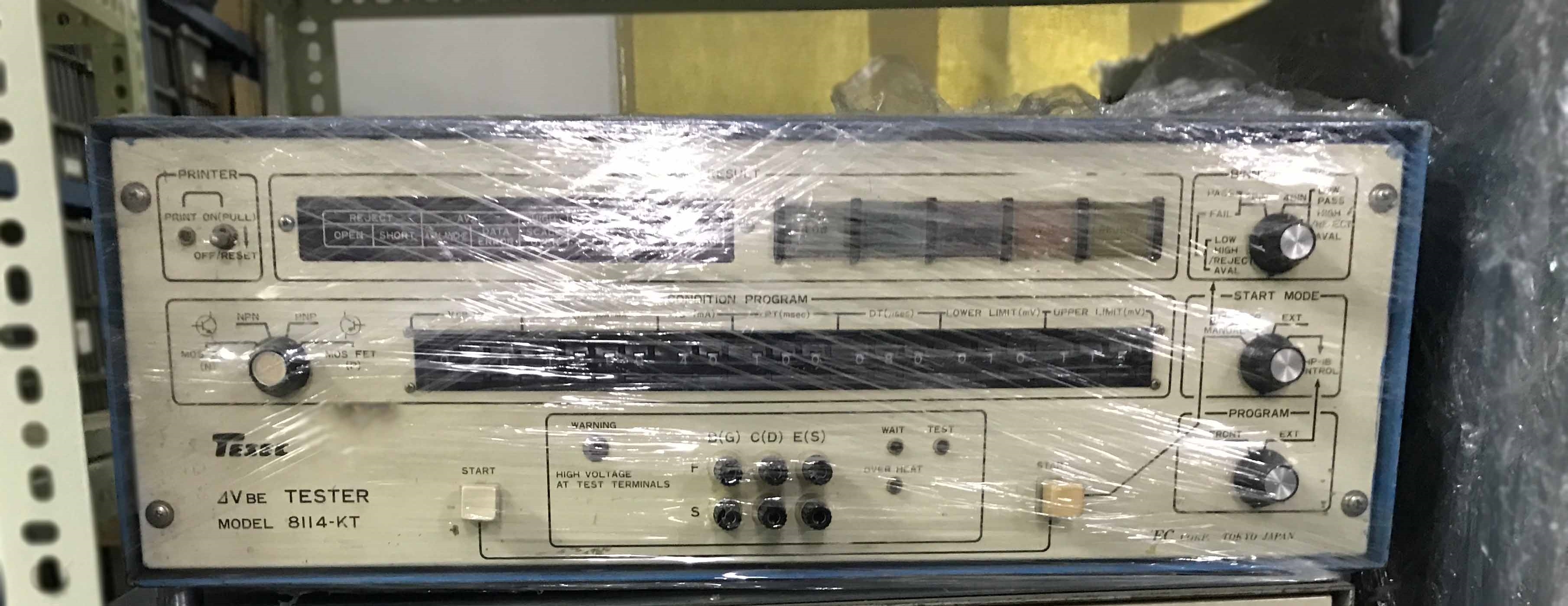TESEC 8114-KT Final Testing Equipment used for sale price #9192154 ...