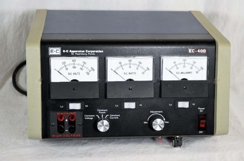 EC APPARATUS EC-400 전원 공급 장치 판매 가격 #9307554에 사용됨 > CAE에서 구매