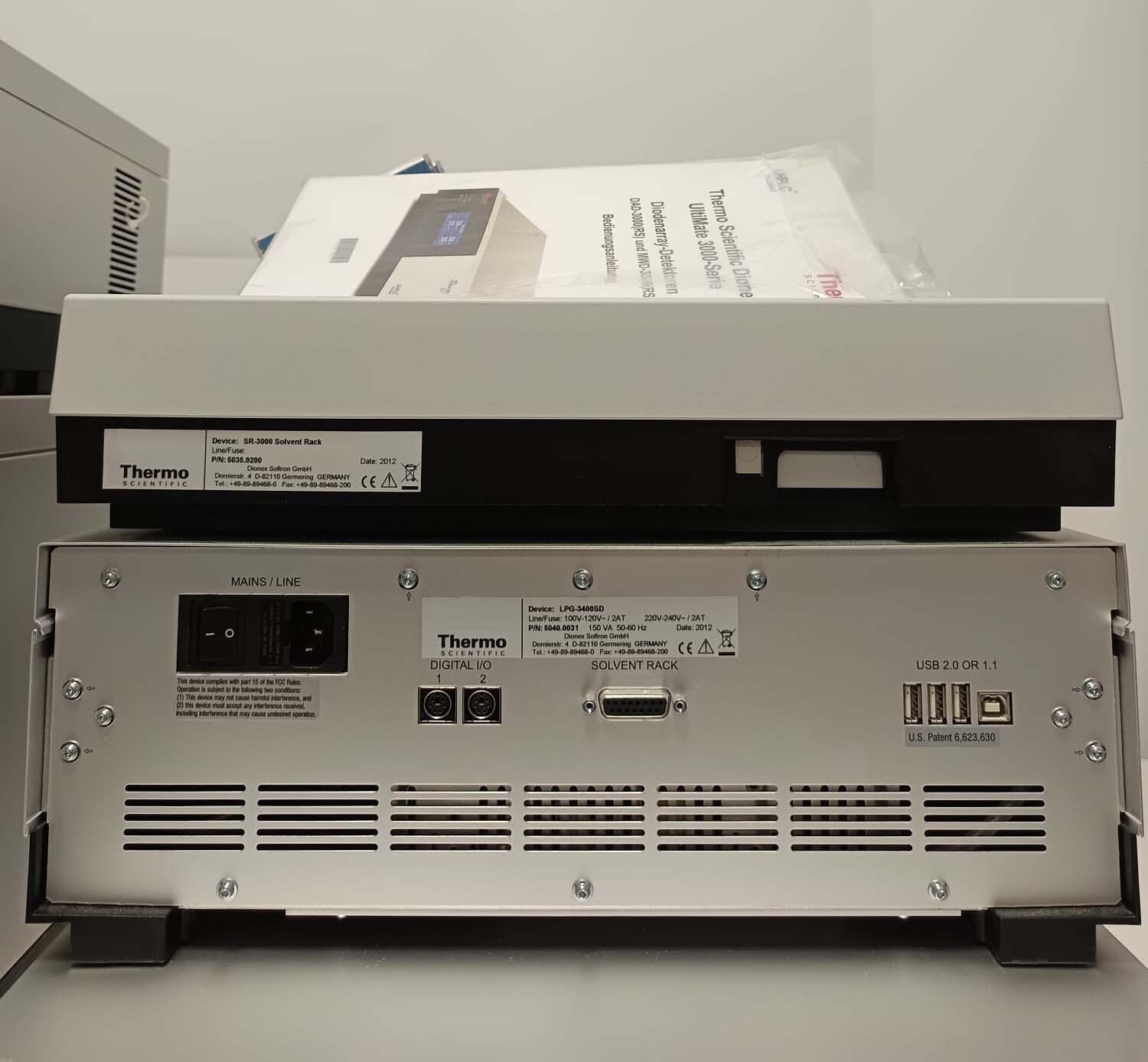 THERMO SCIENTIFIC / DIONEX Ultimate 3000 Spectrophotometer used for ...