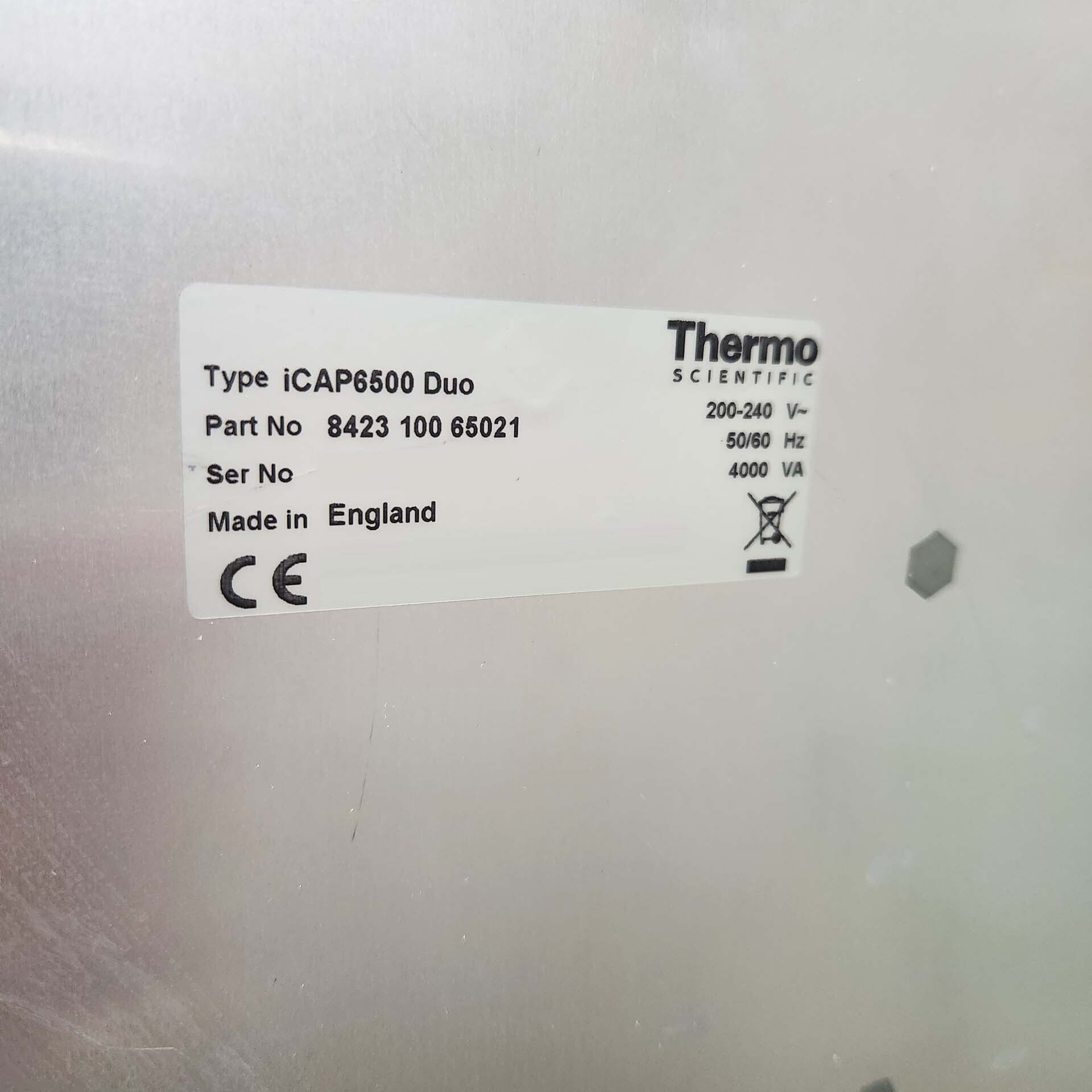 THERMO SCIENTIFIC iCAP 6500 Duo Spectrometer used for sale price ...