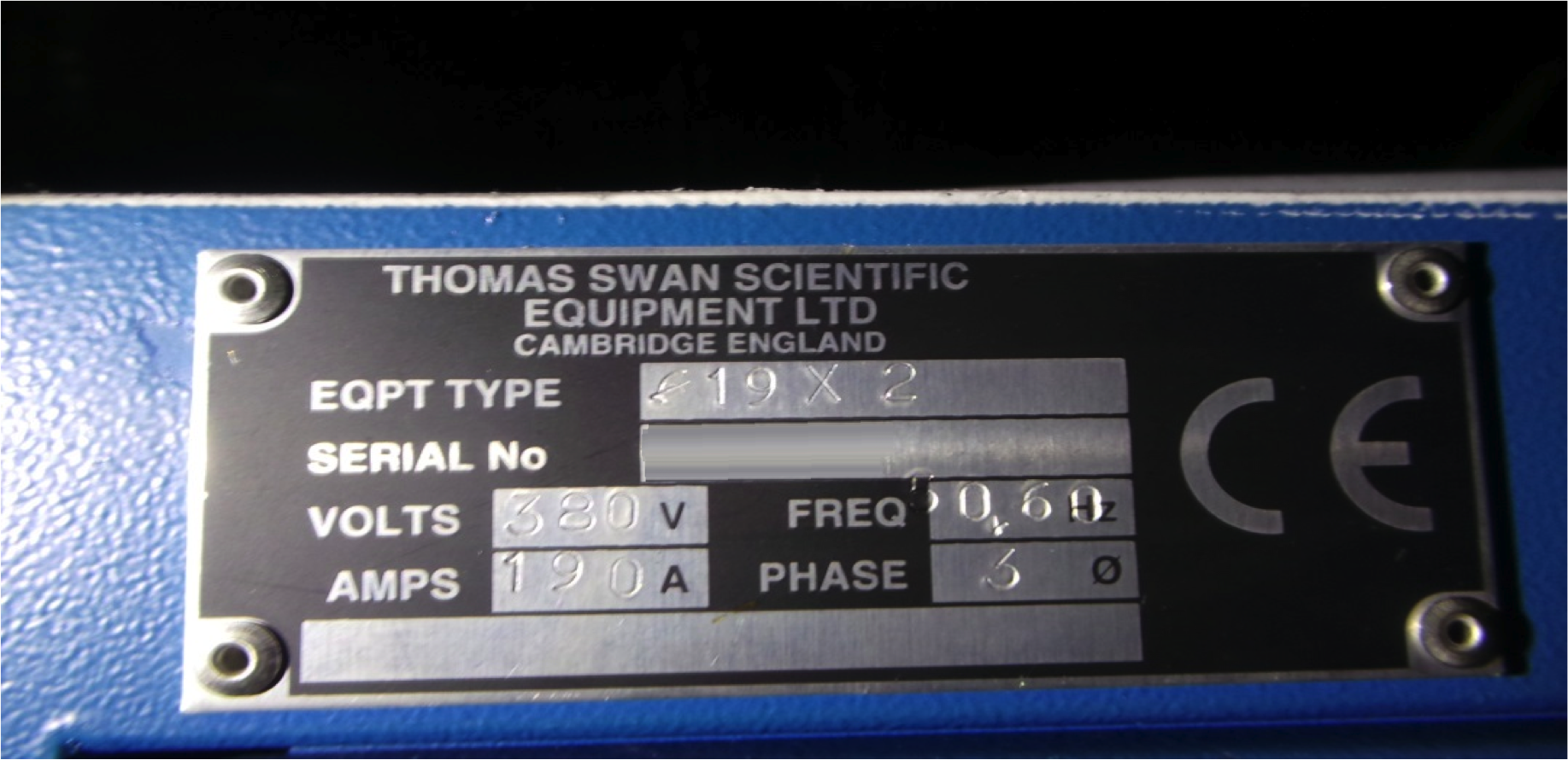 THOMAS SWAN 2x19 Reactor used for sale price #9078712, 2004 > buy from CAE
