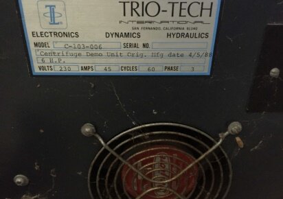 TRIO-TECH C-103-006 Lab Equipment used for sale price #9093647, 1988 ...