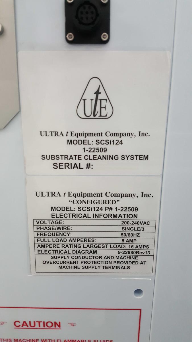 ULTRA-T EQUIPMENT / UTE SCS i124 Scrubber 익숙한 판매용 가격 #9179533 > 사다 from CAE