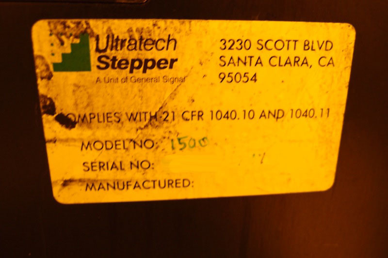 ULTRATECH 1500 Stepper used for sale price #9019176 > buy from CAE