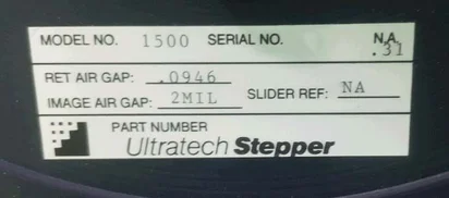 ULTRATECH 1500 Stepper used for sale price #9375384 > buy from CAE
