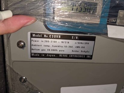 ULVAC C30VR Pump used for sale price #293614767 > buy from CAE