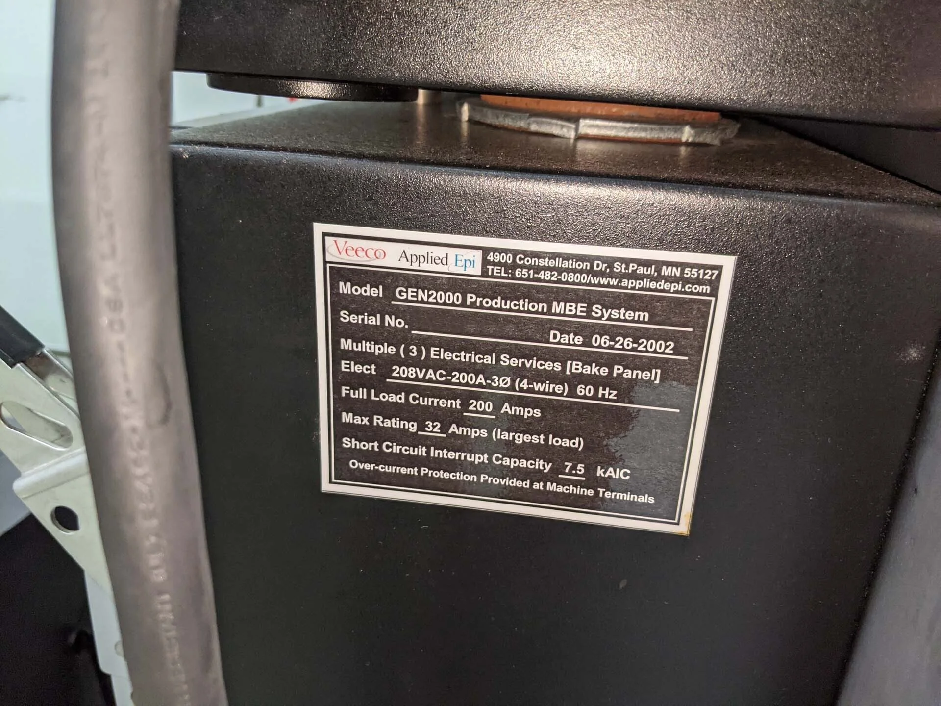 VEECO GEN 2000 MBE System used for sale price #293610396, 2002 > buy ...