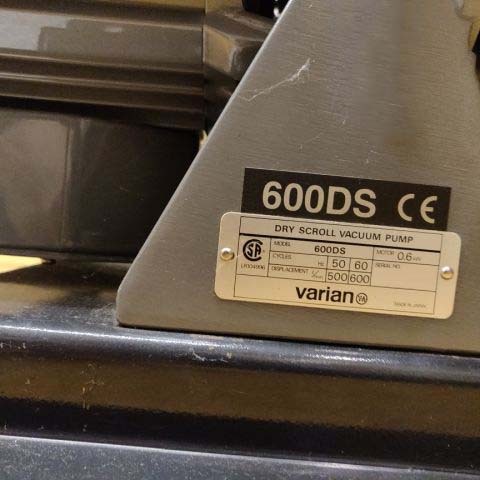 VARIAN 600DS 펌프 판매 가격 #293753689, 1997에 사용됨 > CAE에서 구매
